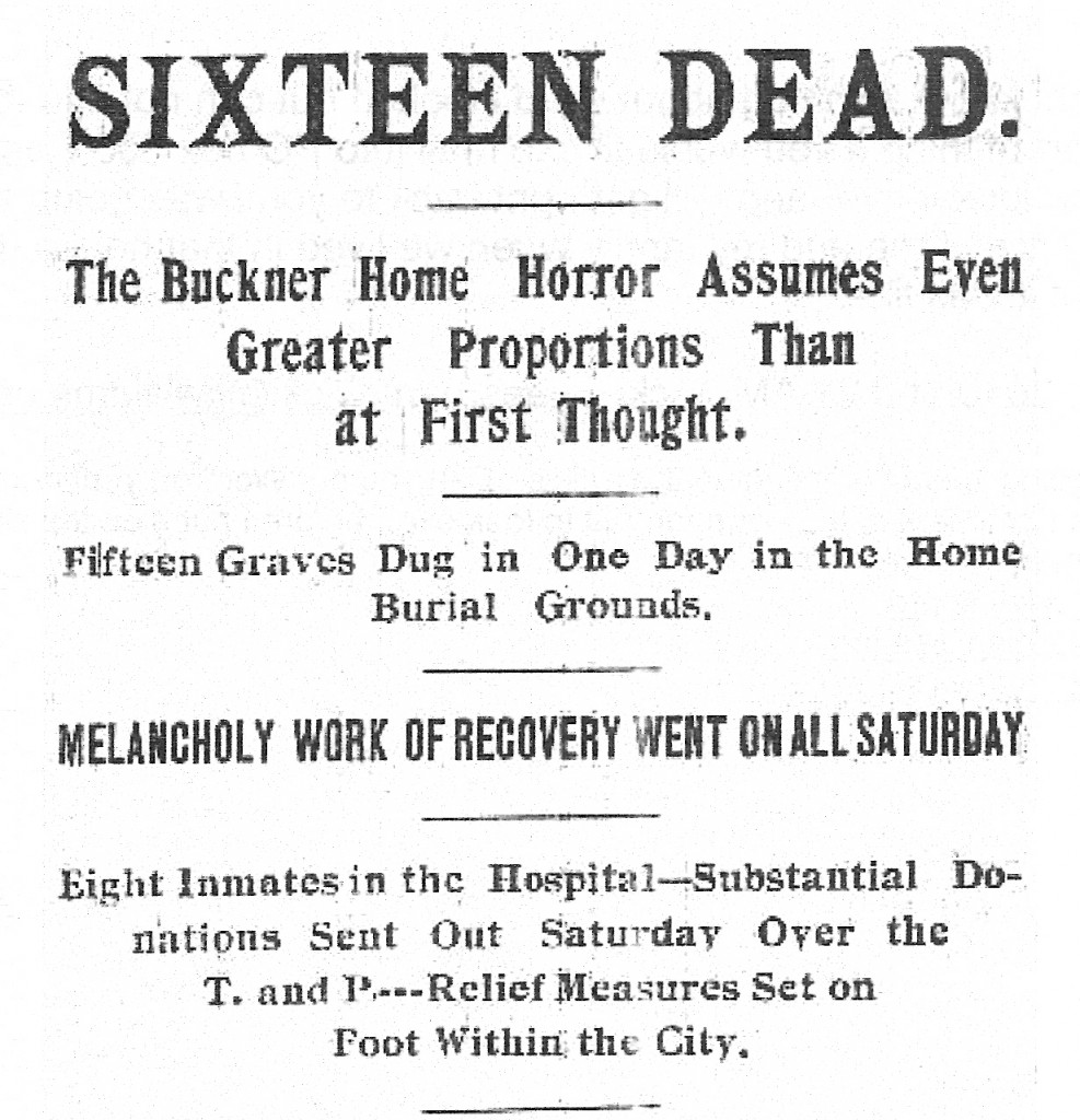 Bennie Ware, Dallas, TX Orphans Home Fire, Jan. 1897 | Ware