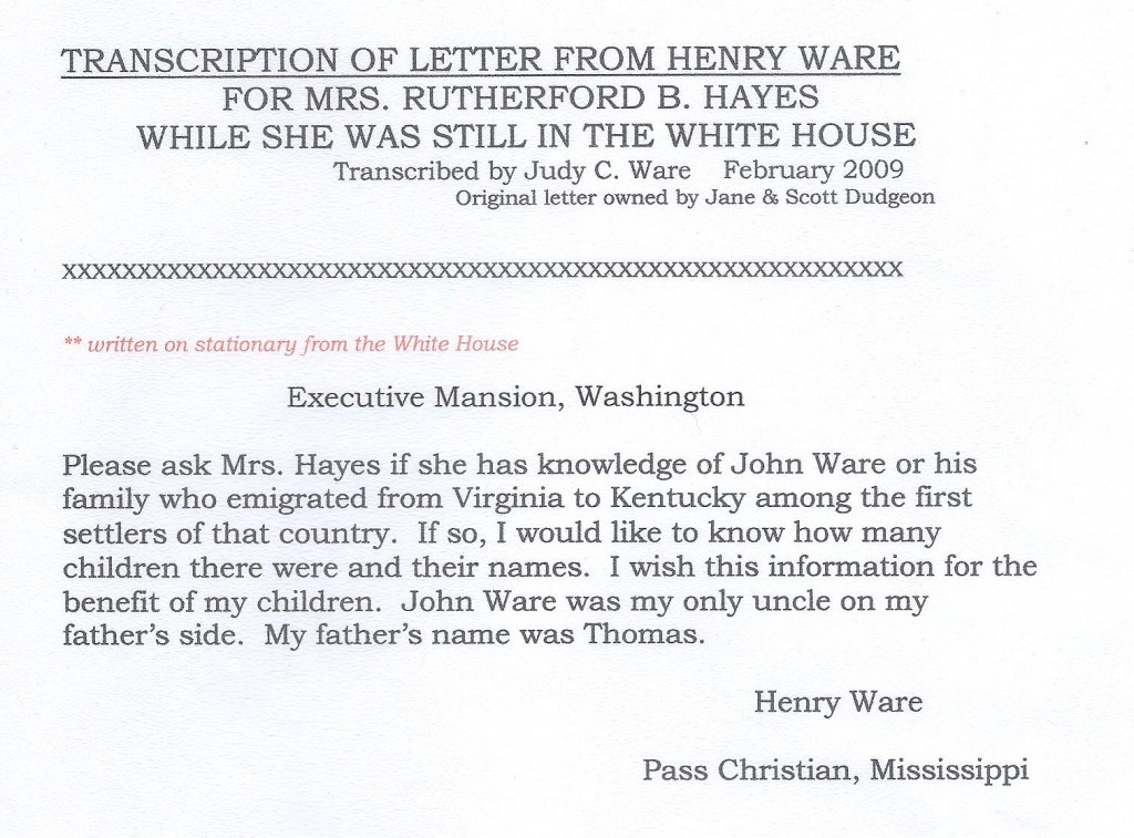 Belle Grove Plantation, Louisiana and the Ware Families Who Owned It | Ware